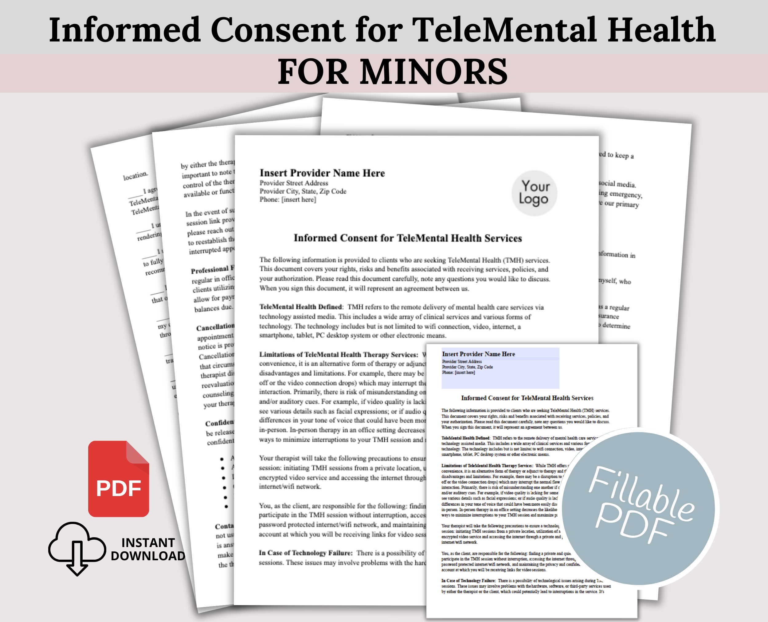Informed Consent for Telehealth Services for Minors – CCDigitalStudios