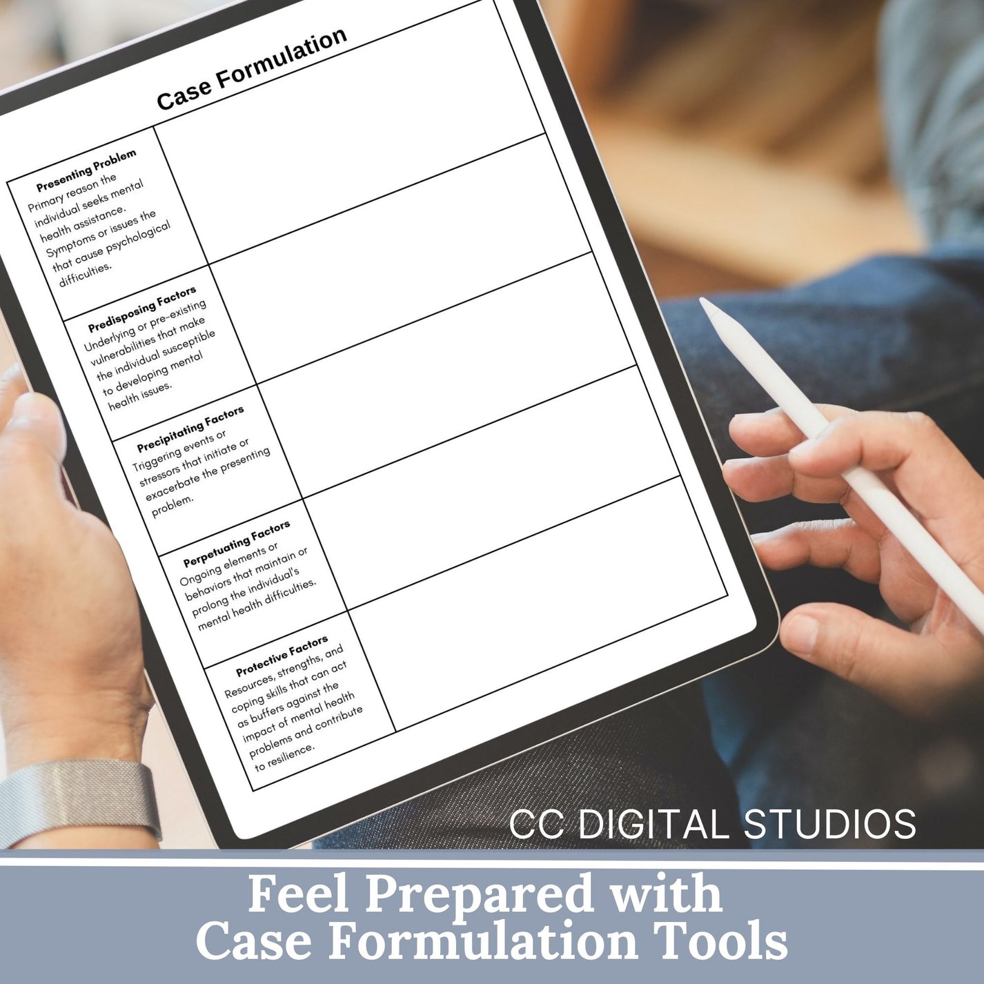 Case Formulation Worksheets: Empowerment with the 5 P's Framework ...
