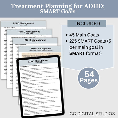 SMART Goals for ADHD Treatment Planning – CCDigitalStudios