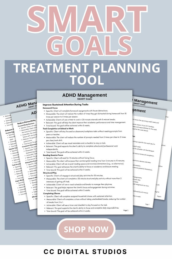 SMART Goals for ADHD Treatment Planning – CCDigitalStudios