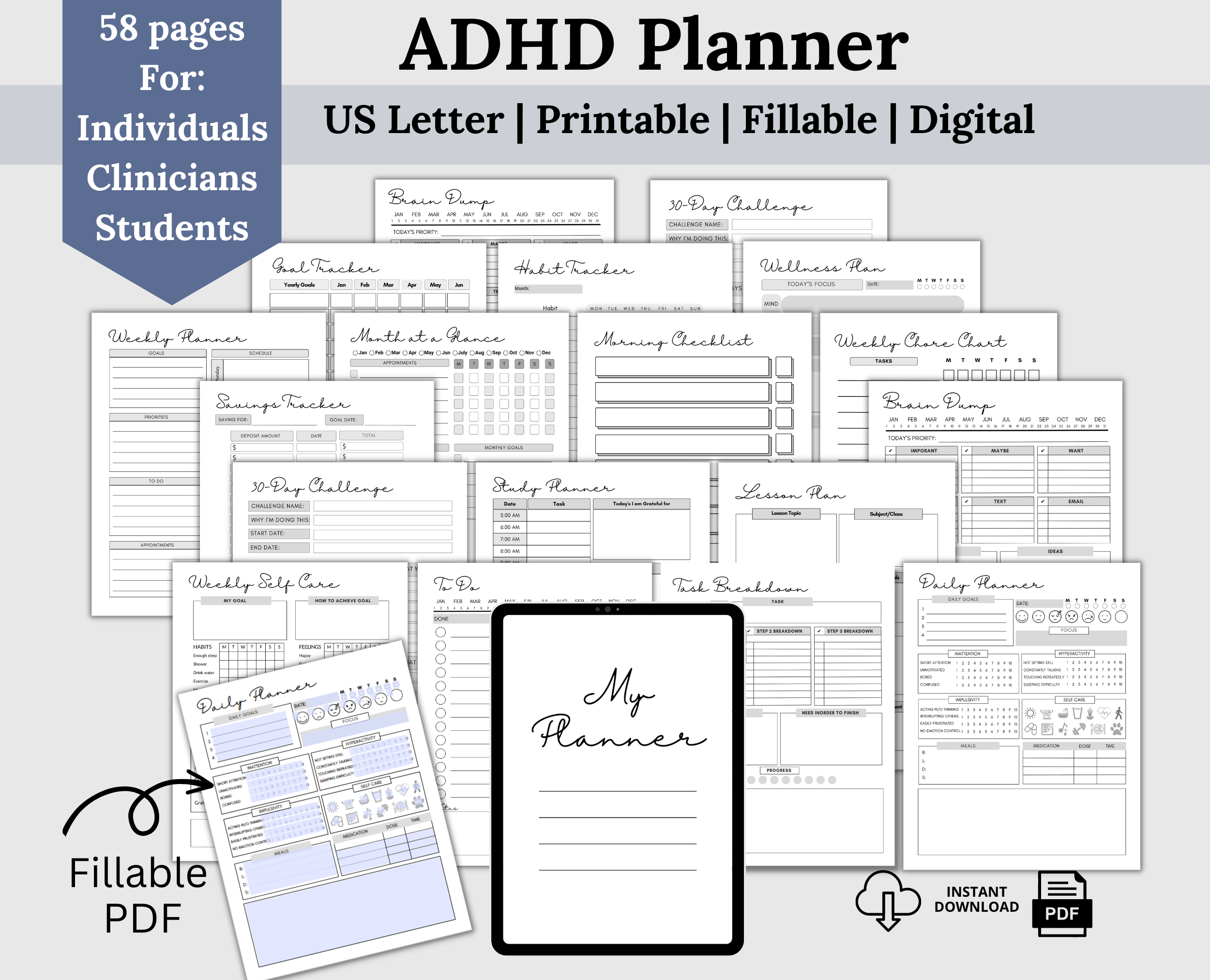 ADHD Student Planner – CCDigitalStudios