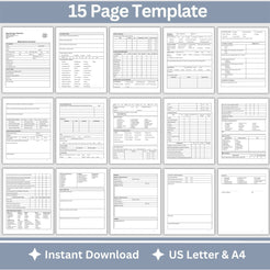 Biopsychosocial Client Intake Form: Editable WORD Doc for Private Prac ...