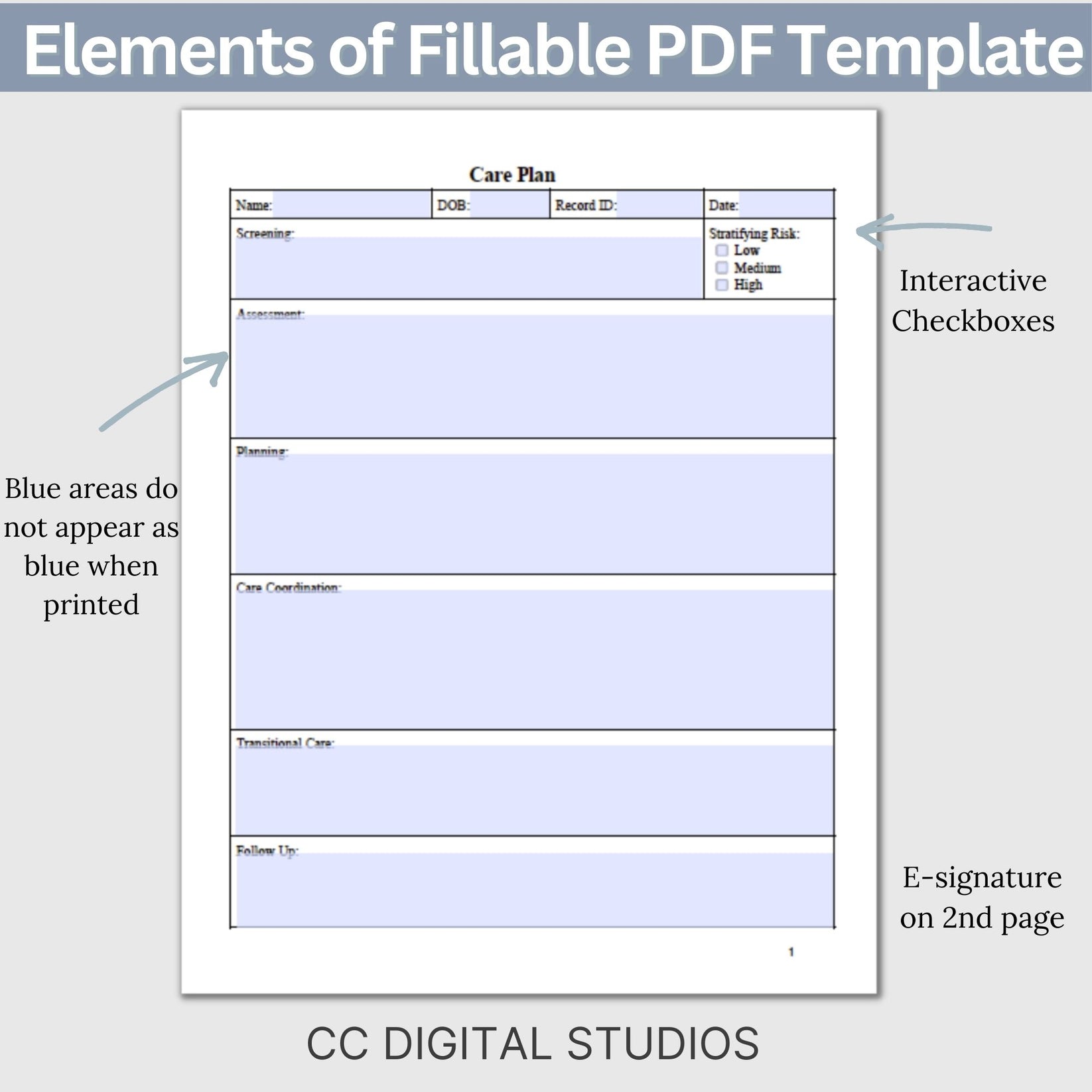 Care Plan Template: Streamline Documentation for Mental Health Profess ...