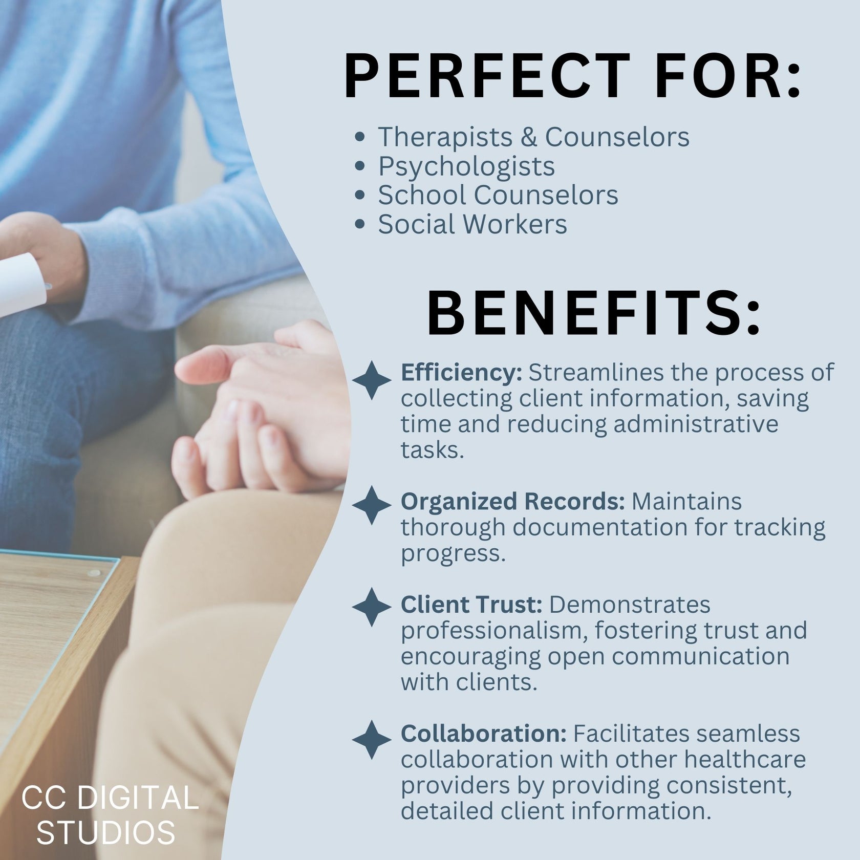 Client Intake for Counseling Office – CCDigitalStudios