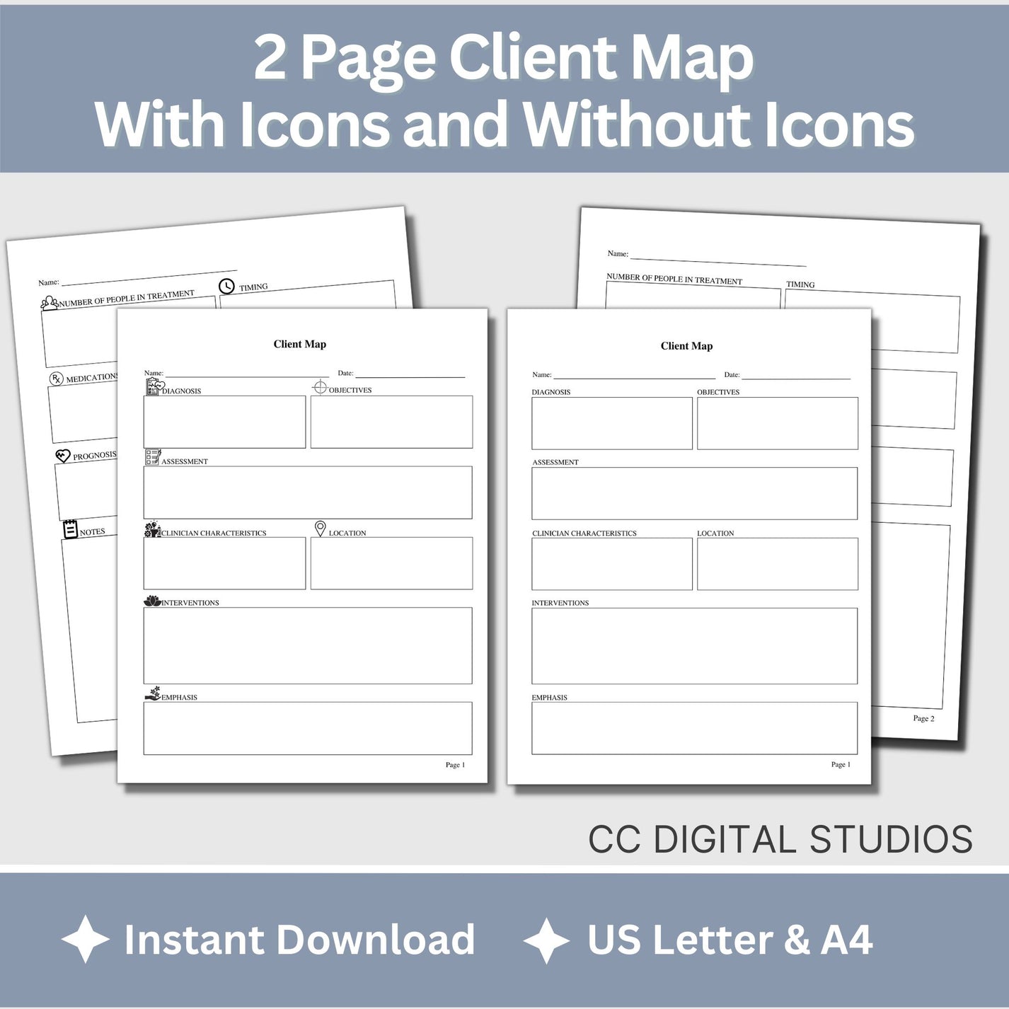 Client Mapping & Treatment Planning Tool for Therapists: Enhance Case ...