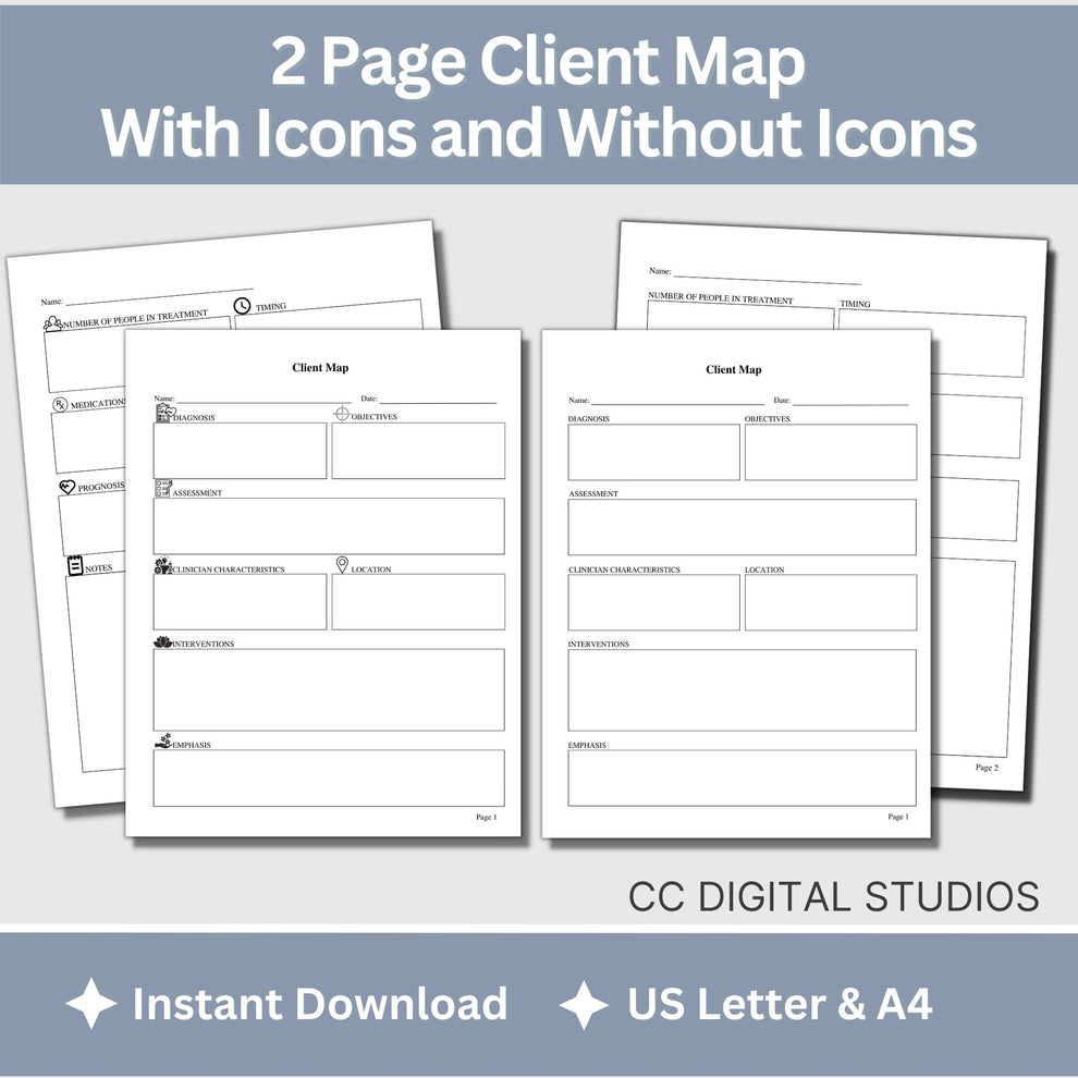 Client Mapping & Treatment Planning Tool for Therapists: Enhance Case ...