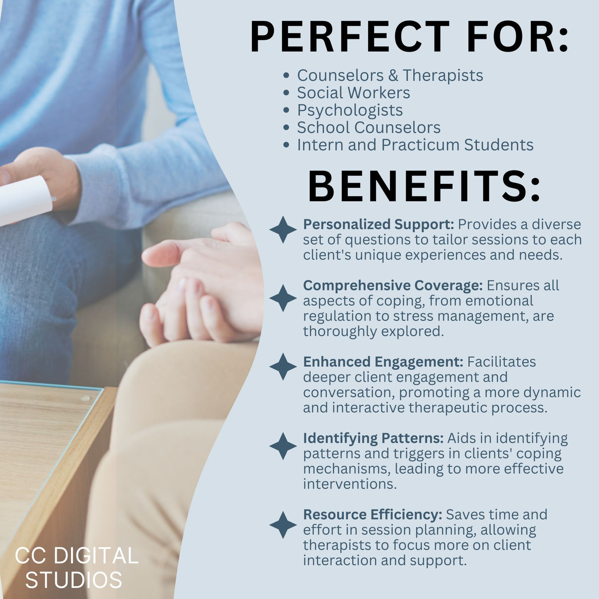 Therapy Questions for Coping Skills: Therapy Cheat Sheet Open-Ended Qu ...