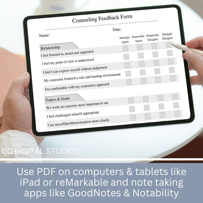 Client Feedback Form: Improve Counseling Effectiveness – CCDigitalStudios