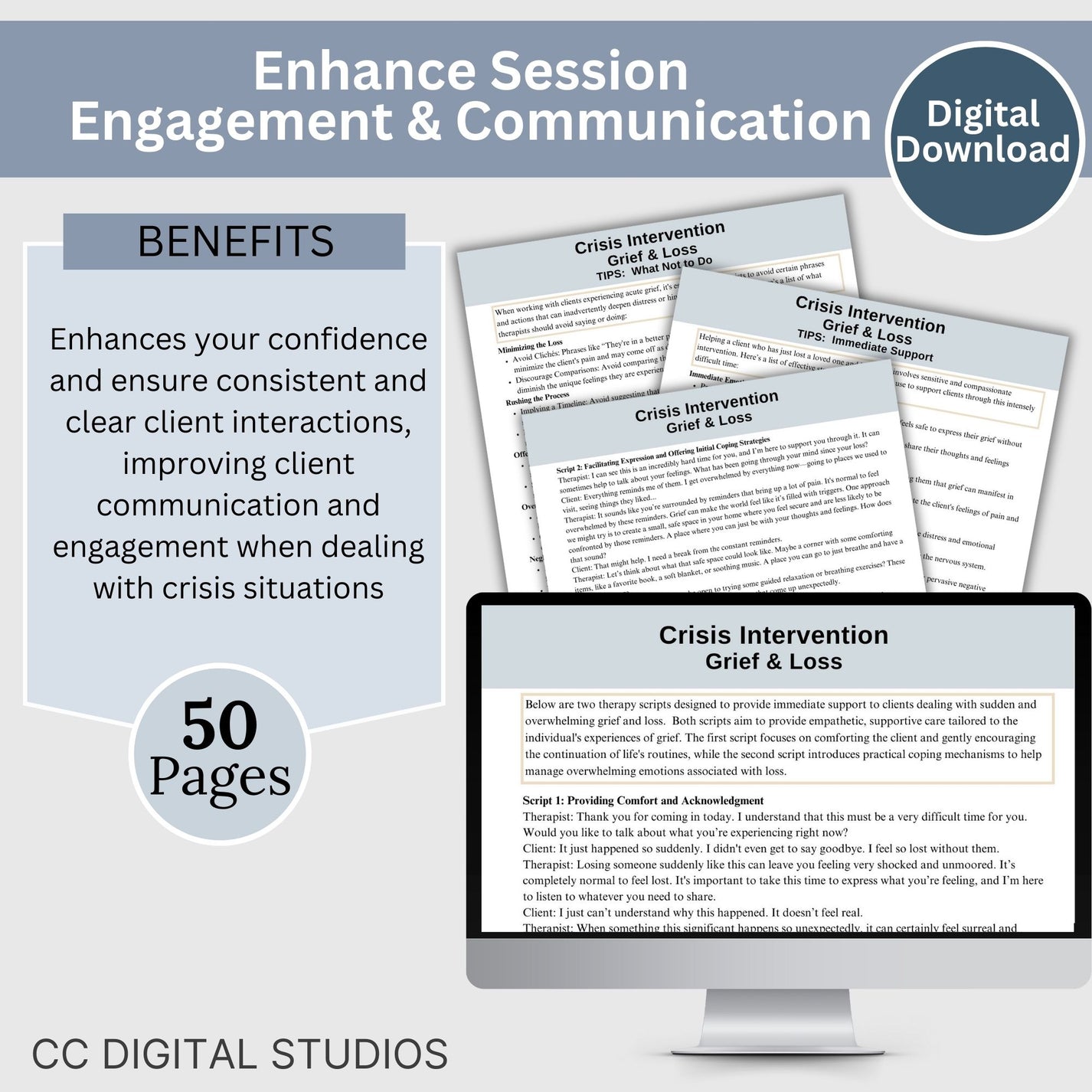 Crisis Intervention Therapy Scripts: 27 Sessions with Detailed Tips ...