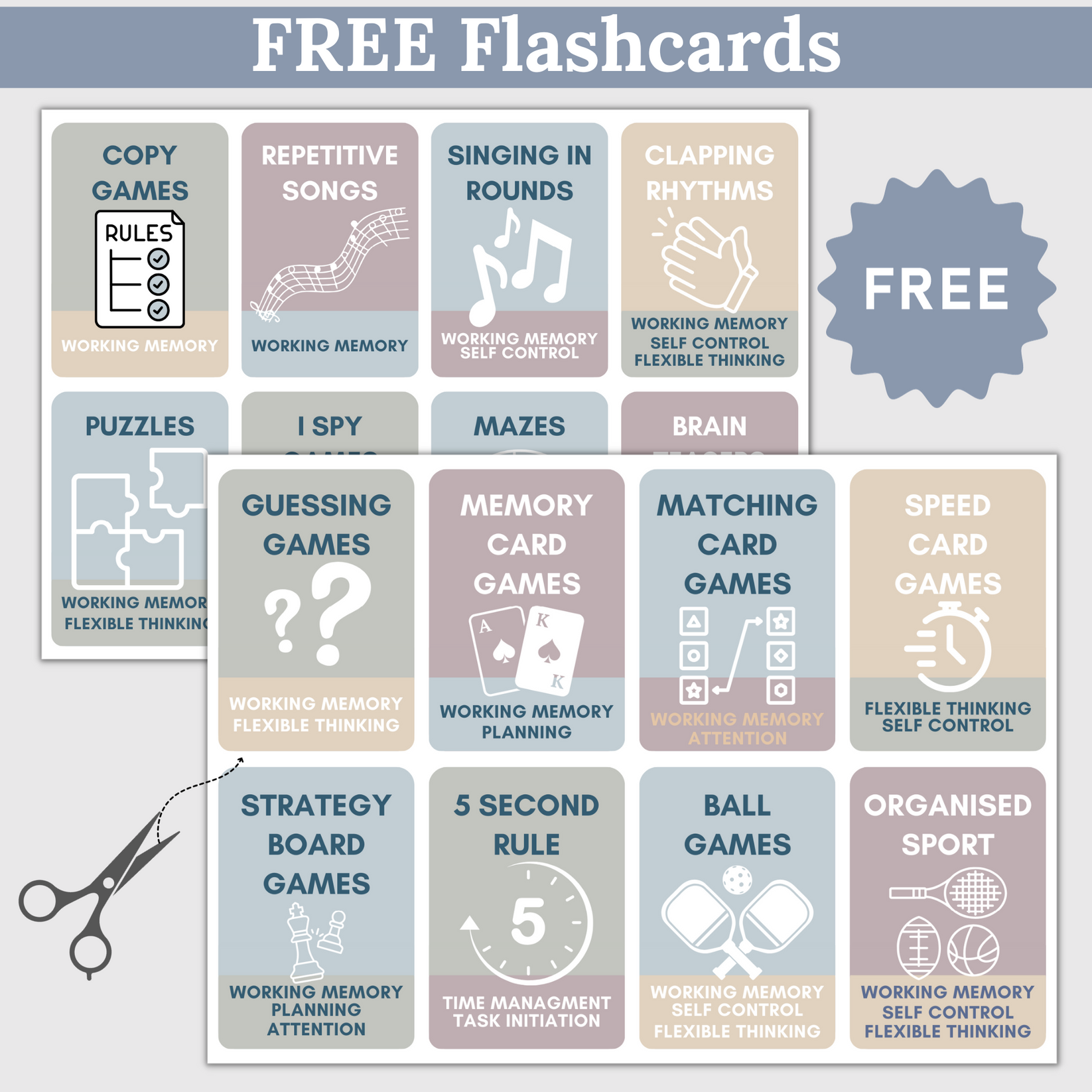 Executive Functioning Adult ADHD CBT Worksheets, Neurodivergent Resour ...