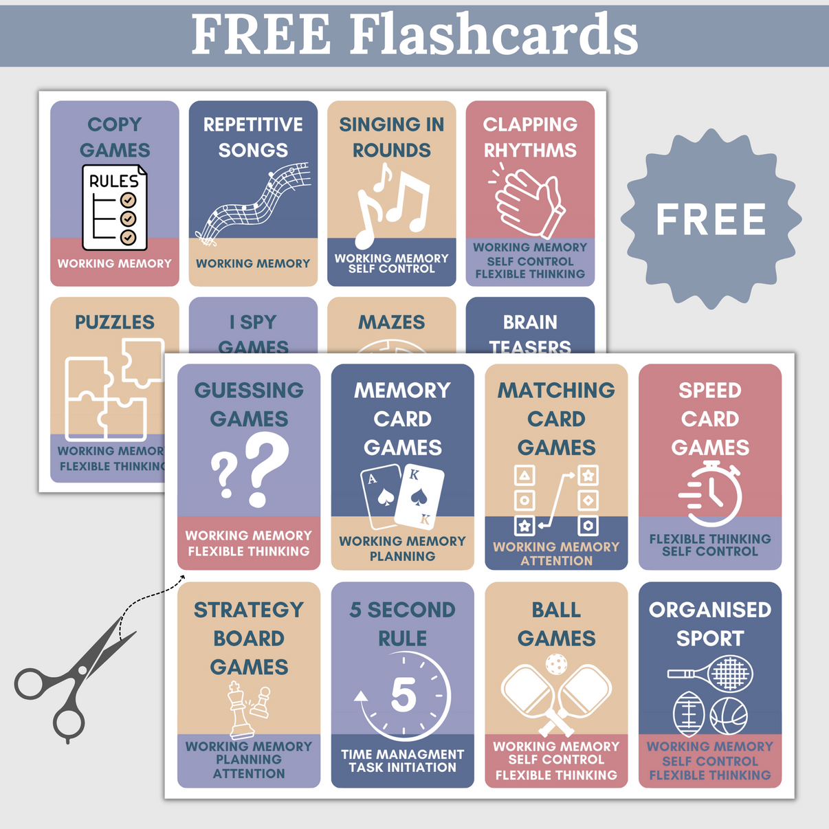 Executive Functioning Adult ADHD CBT Worksheets, Neurodivergent Resour ...