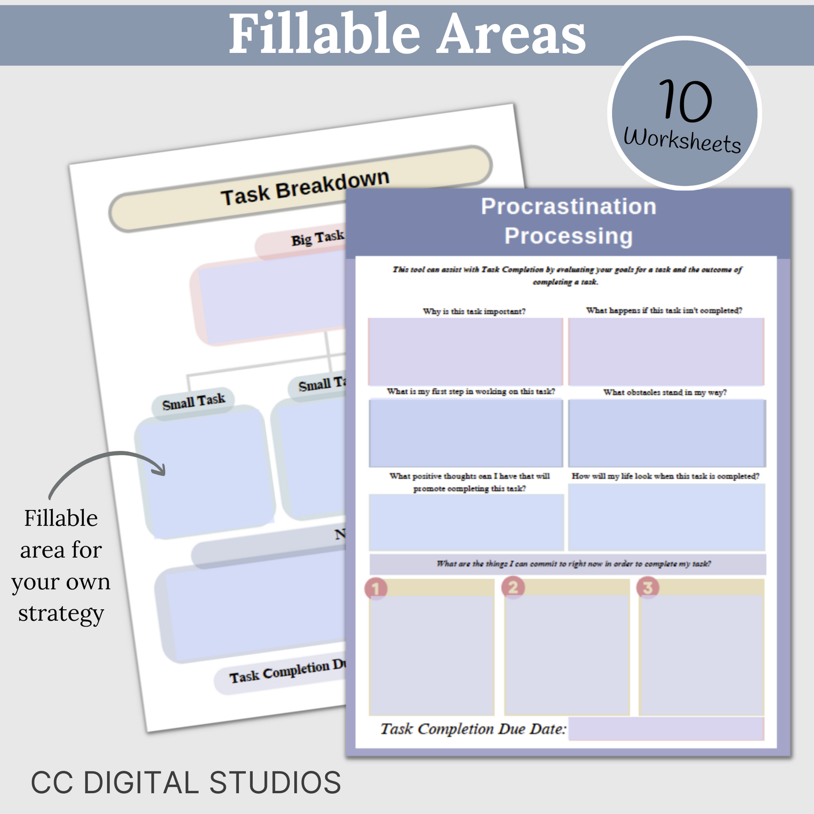 Executive Functioning Worksheets for Adult ADHD: Improve Key Skills ...