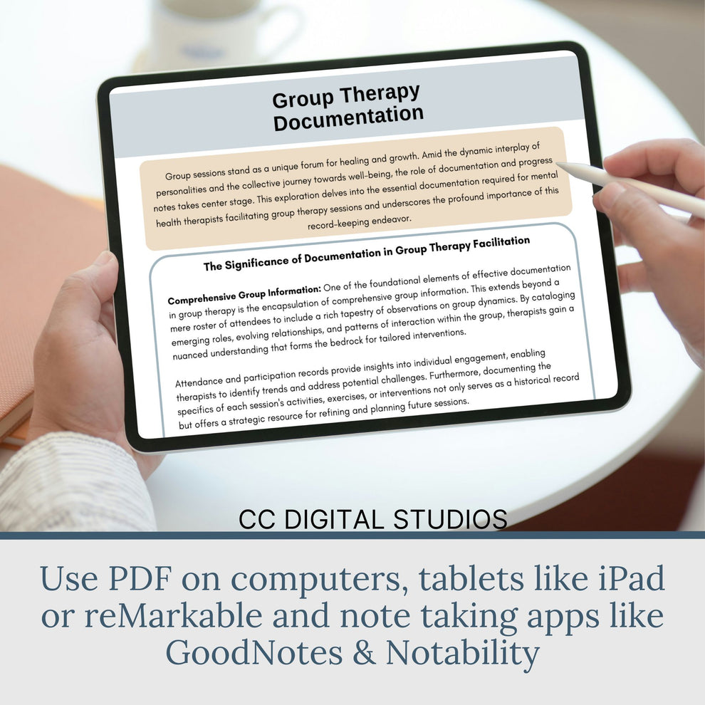 Group Therapy Documentation Guide: Streamline Progress Note Writing ...