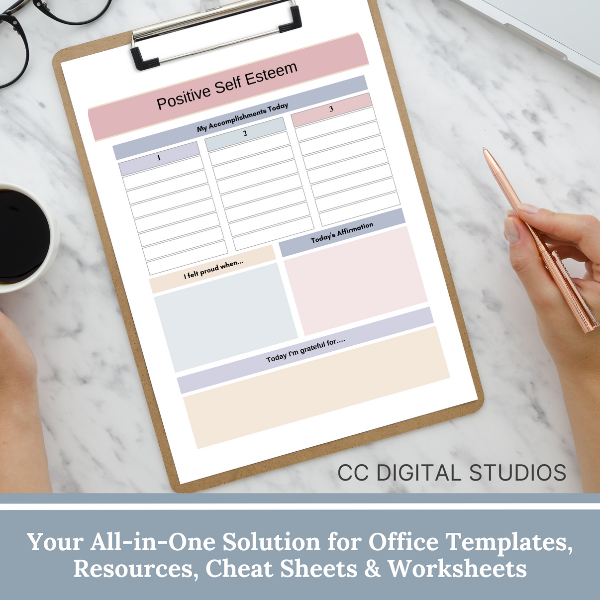 Inner Critic Therapy Worksheets: Boost Self-Esteem & Self-Compassion ...