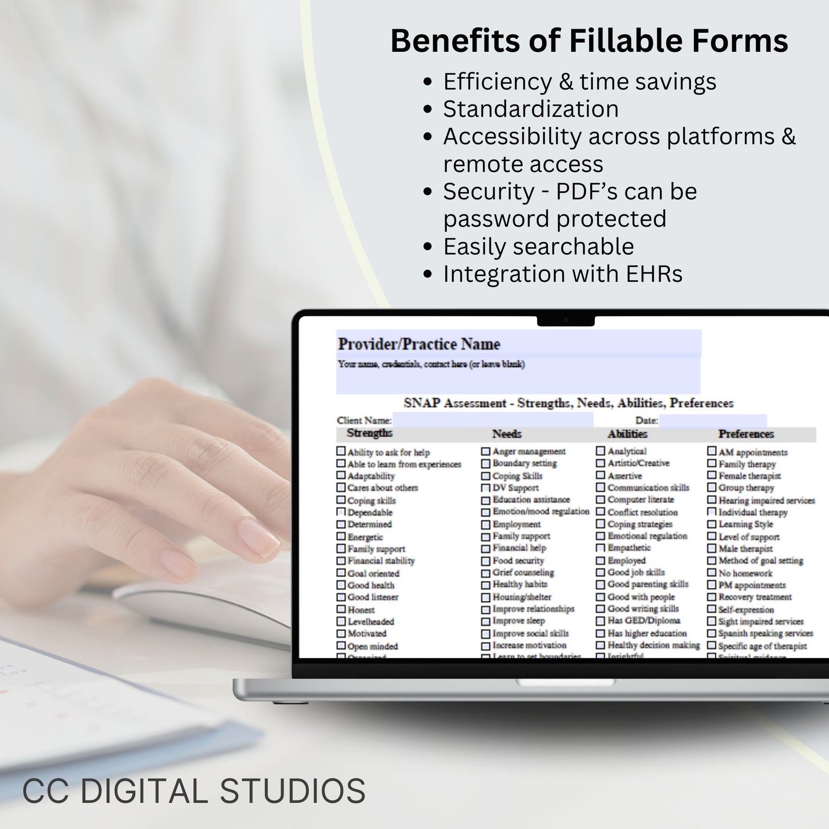 Needs Assessment (SNAP) Forms for Social Workers and Counselors ...