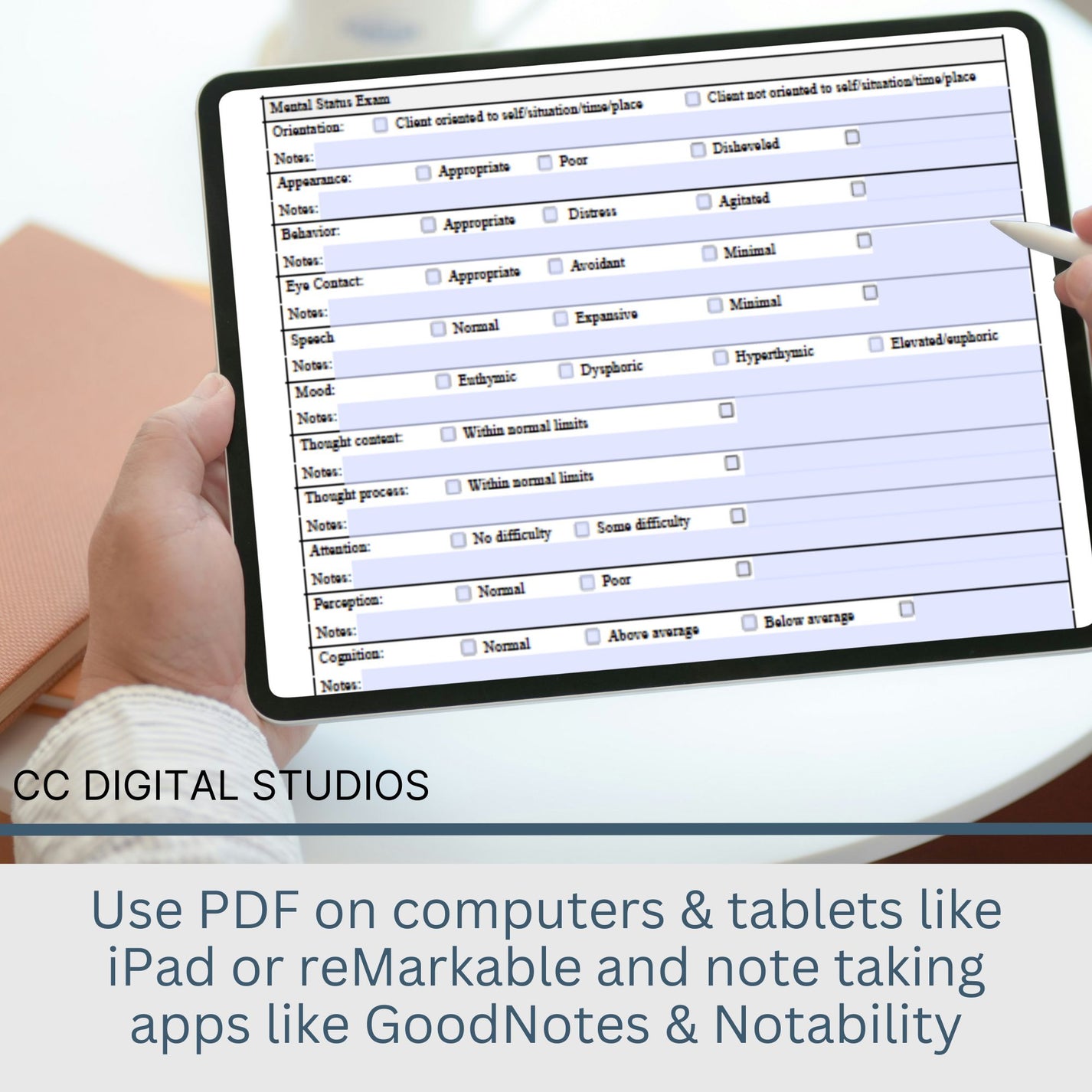 Progress Note Template with MSE: Streamline Counseling Documentation ...
