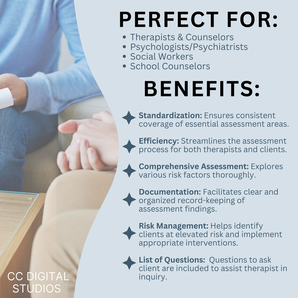 Suicide Risk Assessment Tool for Counselors and Suicide Inquiry Questi ...