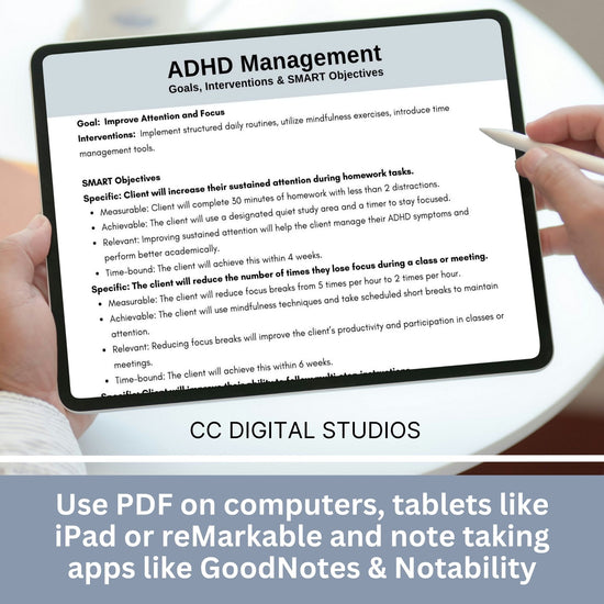 SMART Goals for Objectives for ADHD Treatment Planning – CCDigitalStudios