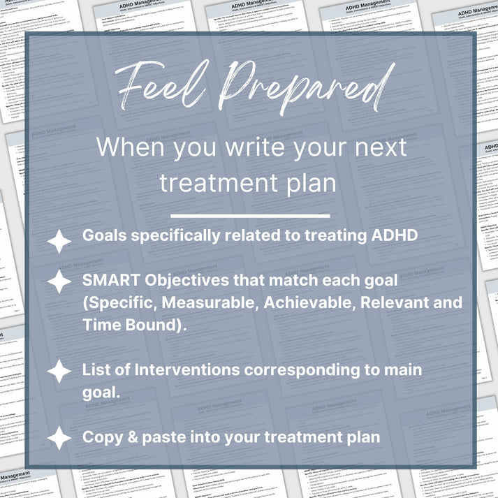 SMART Goals for Objectives for ADHD Treatment Planning – CCDigitalStudios