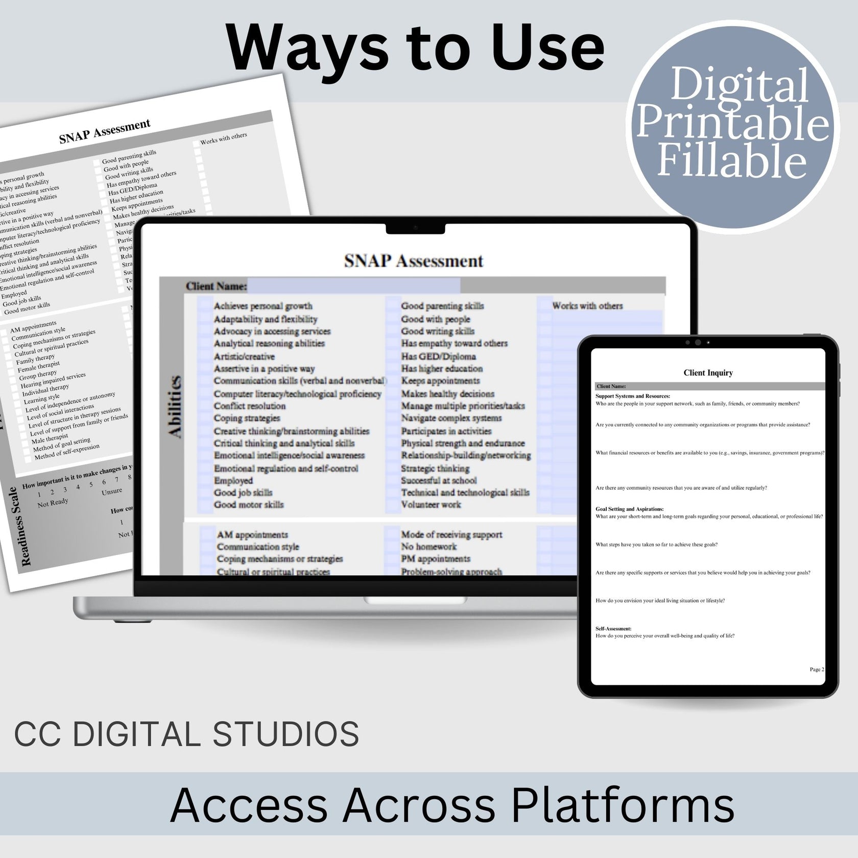 SNAP Assessment: Identify Strengths, Needs, Abilities, and Preferences ...