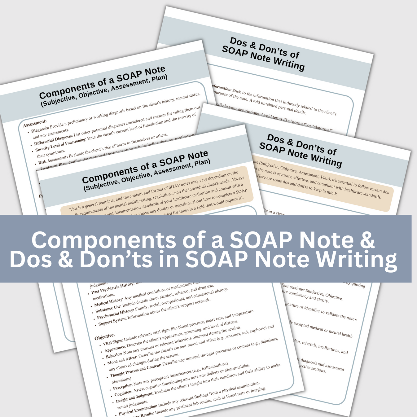 SOAP Note Guide: Streamline Your Therapy Documentation – CCDigitalStudios