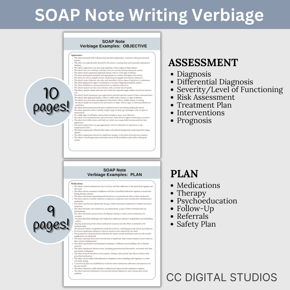 SOAP Note Guide: Streamline Your Therapy Documentation – CCDigitalStudios