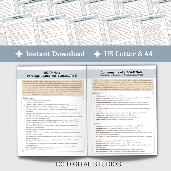 SOAP Note Guide: Streamline Your Therapy Documentation – CCDigitalStudios