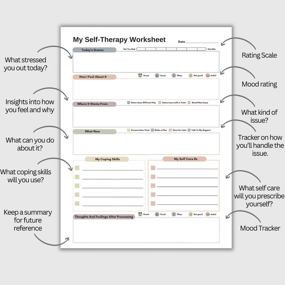 Mental Health Worksheets – CCDigitalStudios