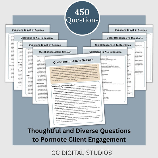 Therapy Session Cheat Sheet: 450 Therapy Questions and Tips ...