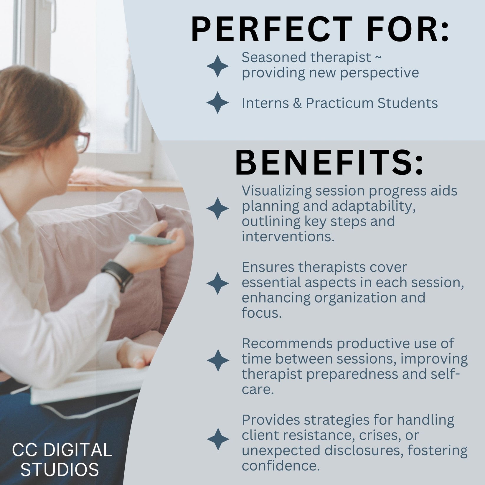 Therapy Session Guide: Structured Flowchart and Checklist for New Ther ...