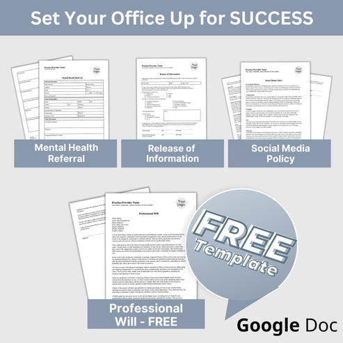 Private Practice Forms Bundle: Essential Policies, Consents, and Notic ...