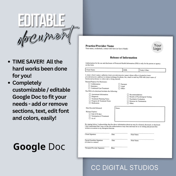 Private Practice Forms Bundle: Essential Policies, Consents, and Notic ...