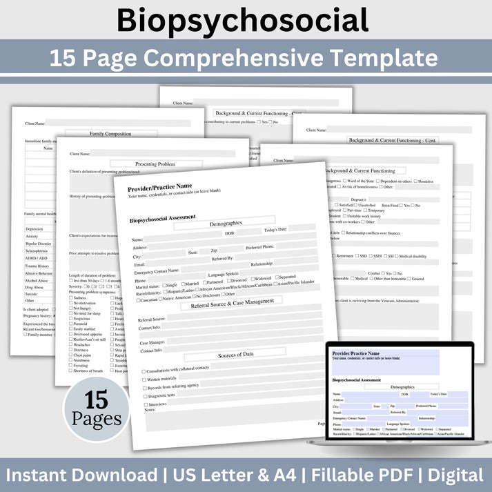 Therapy Forms Bundle: Streamline Documentation for Therapists & Counse ...