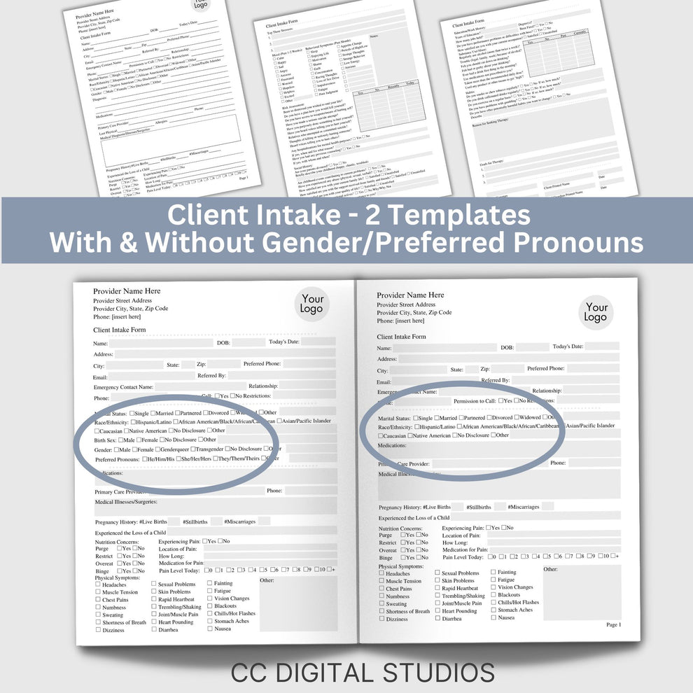 Therapy Forms Bundle: Streamline Documentation for Therapists & Counse ...