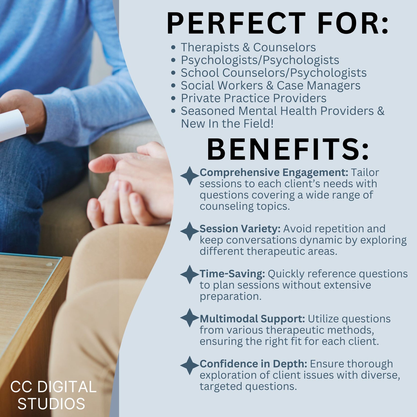 Therapy Questions Bundle: All 16,000 + Therapy Questions SAVE 40% with – CCDigitalStudios