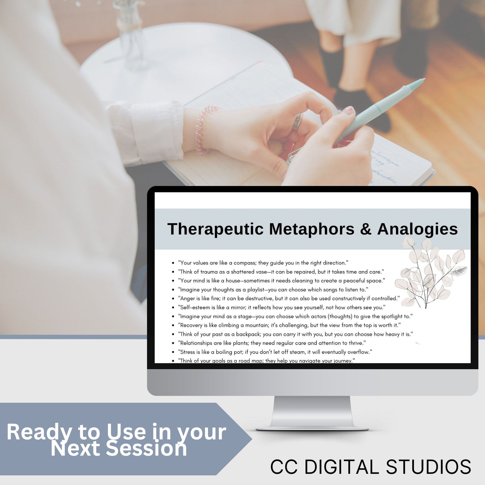 Counselor One Liners, Reflection Prompts & Metaphors: Mental Health Ch – CCDigitalStudios