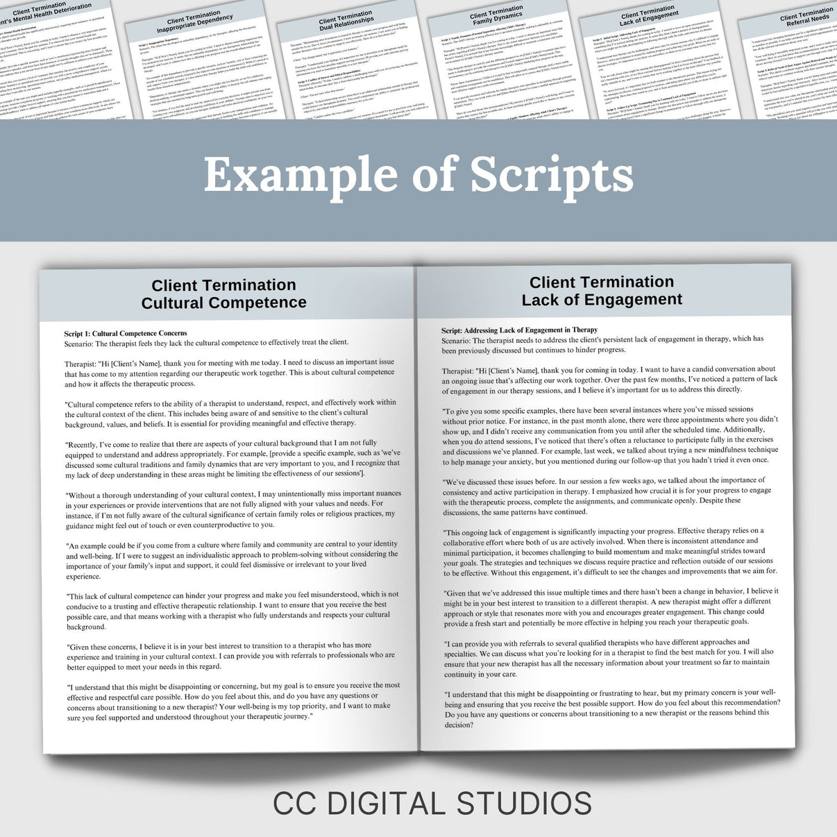 Therapy Scripts for Client Termination: 73 Scripts & 50 Tips ...