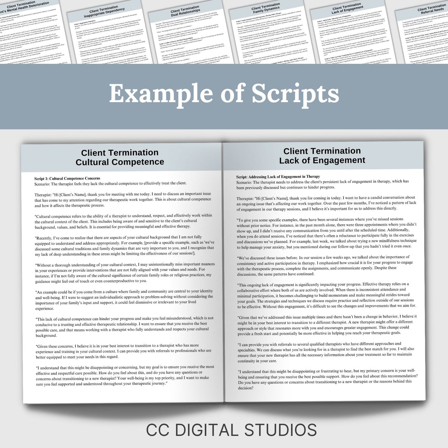 Therapy Scripts for Client Termination: 73 Scripts & 50 Tips ...