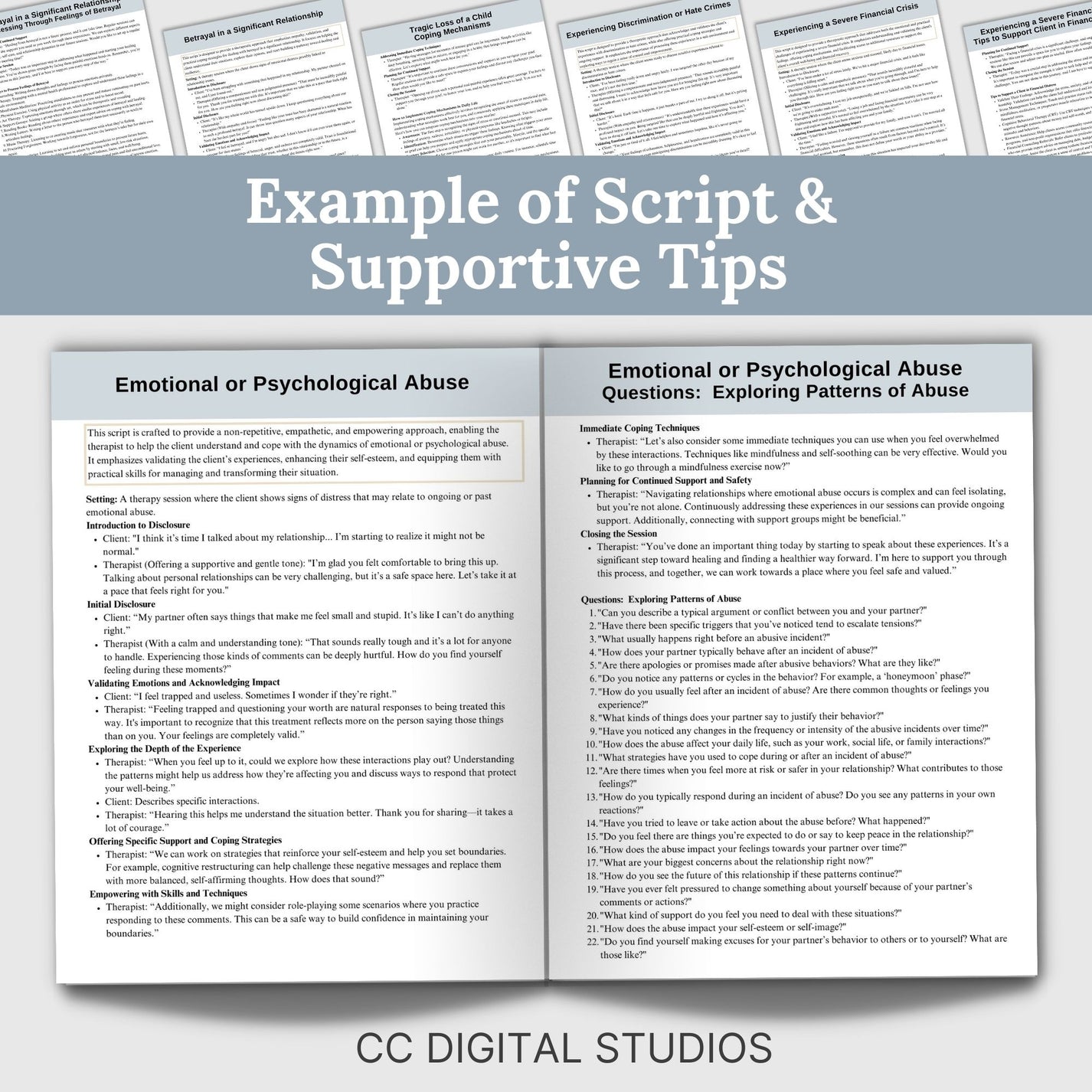 Trauma Therapy Scripts: Enhance Client Interactions and Professional D ...