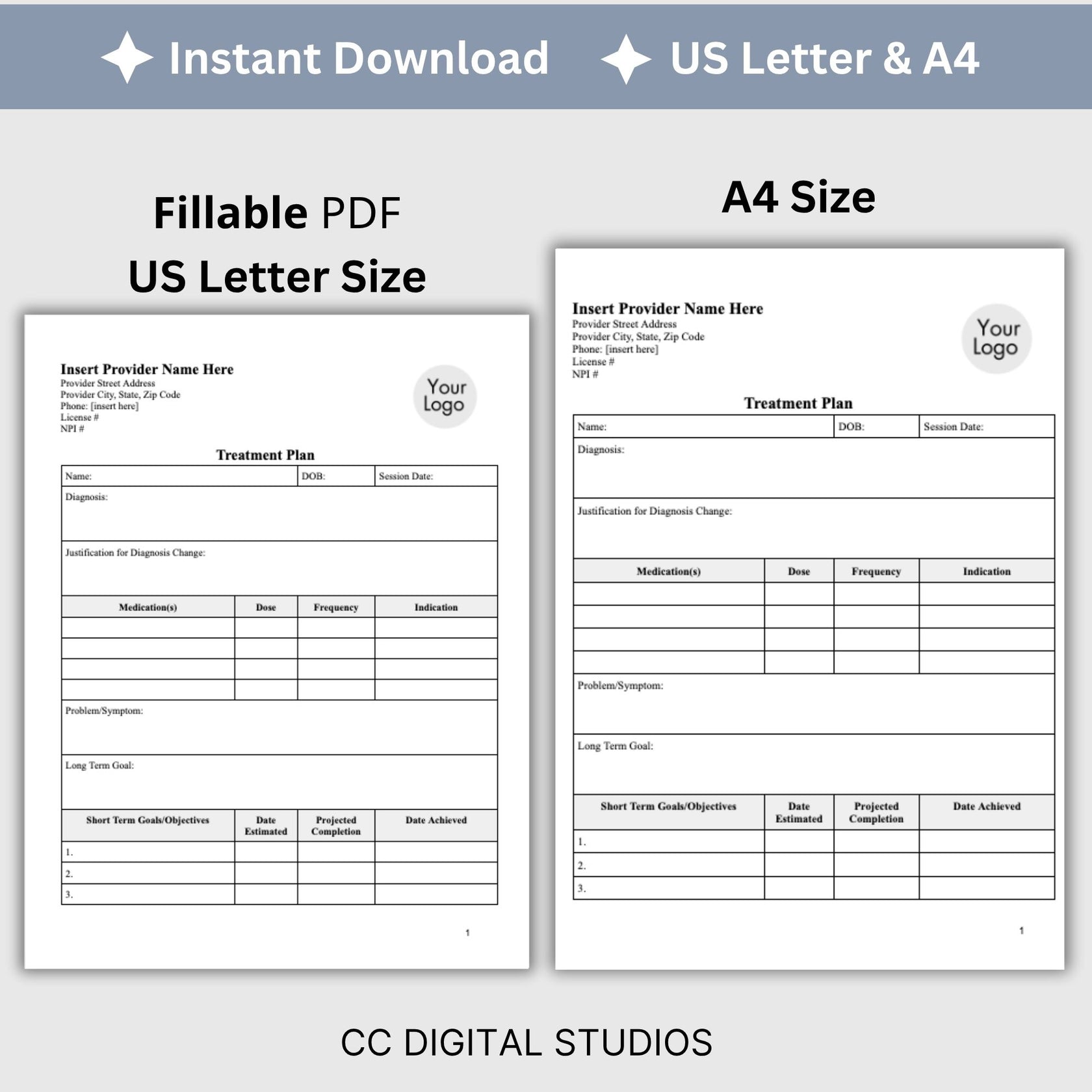 Treatment Plan Template: Streamline Your Therapy Documentation ...