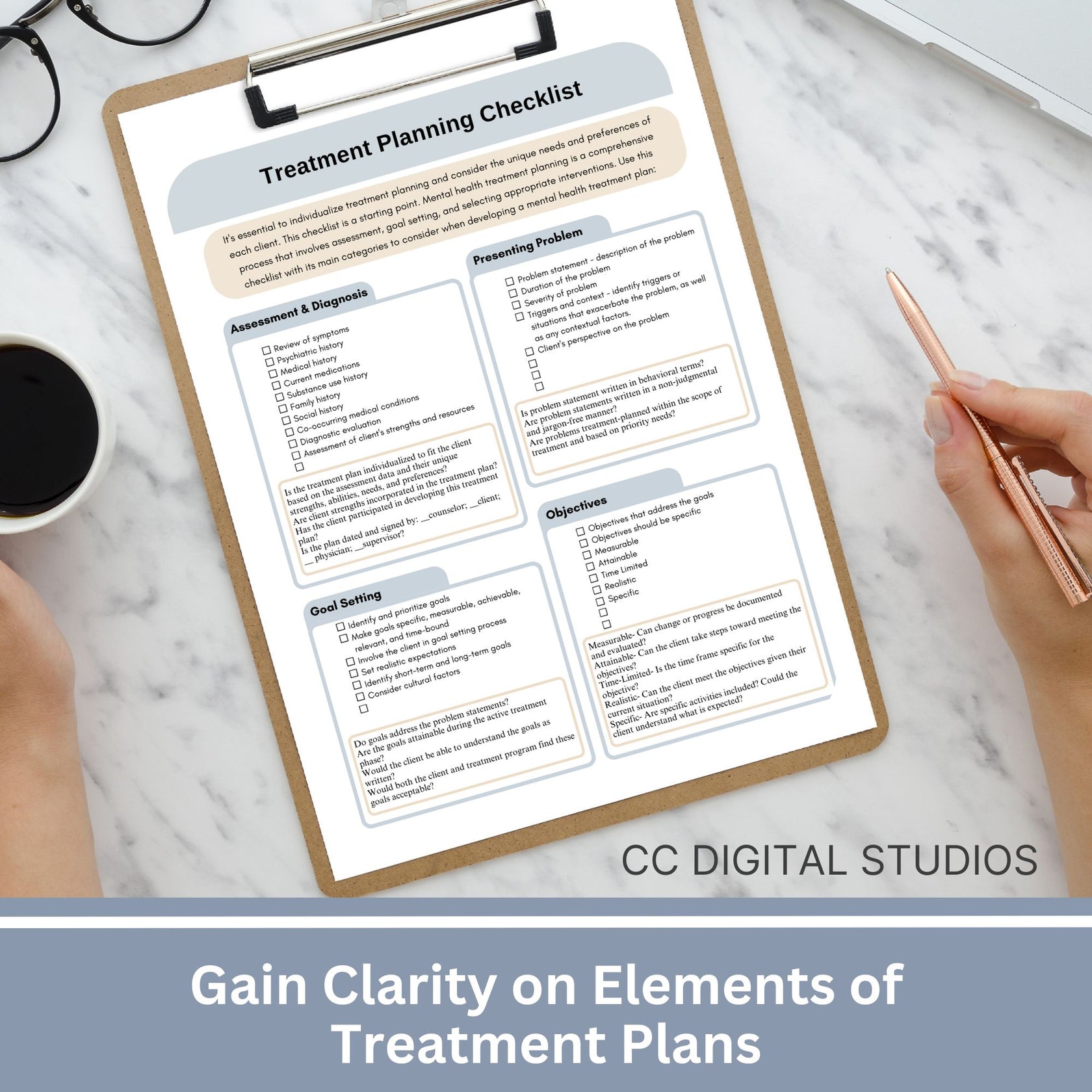 Treatment Planning Checklist: Streamline Your Therapist Documentation ...