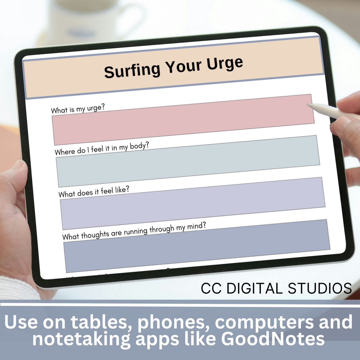 Urge Surfing Therapy Worksheets: Navigate Cravings and Foster Emotiona ...