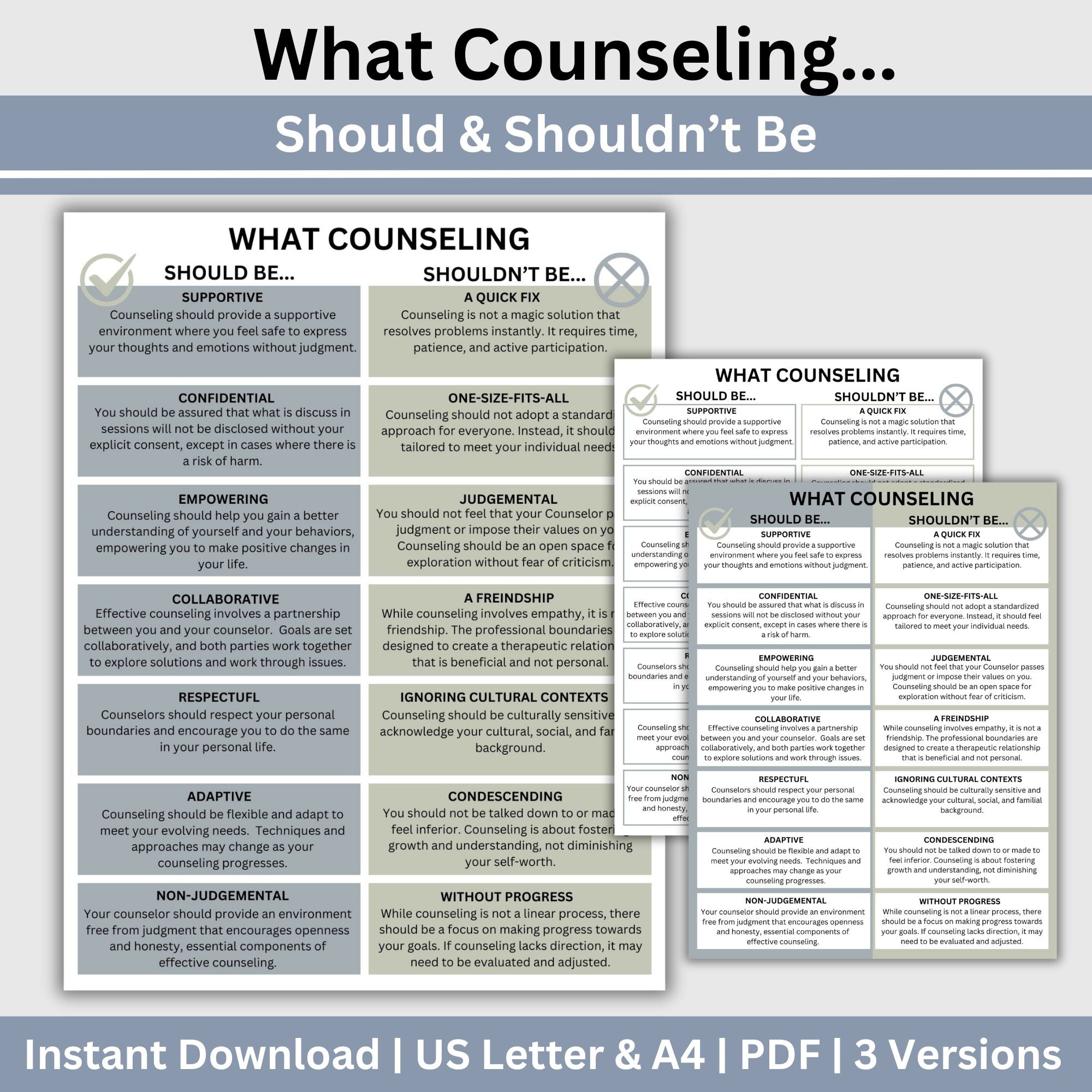 Therapeutic Tools & Mental Health Worksheets – CCDigitalStudios